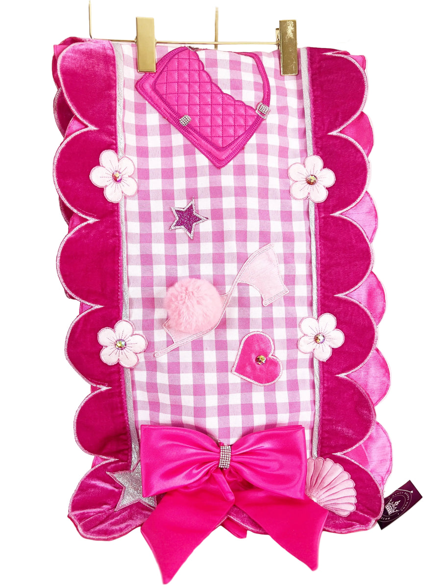 Hot Pink Table Runner- EXCLUSIVE – Nancy Brown Home